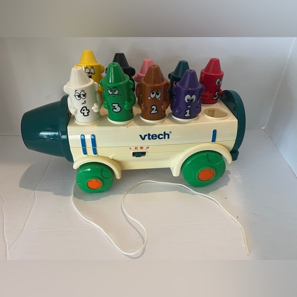 vtech | Toys | Vintage Vtech Pull N Play Color Express Toy Baby Toddler ...